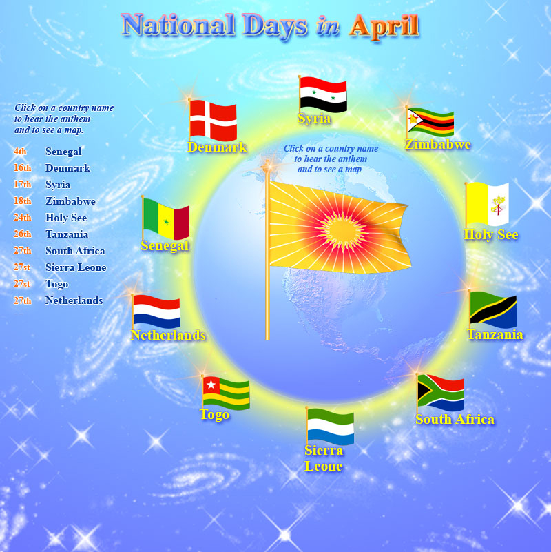 April National Days
